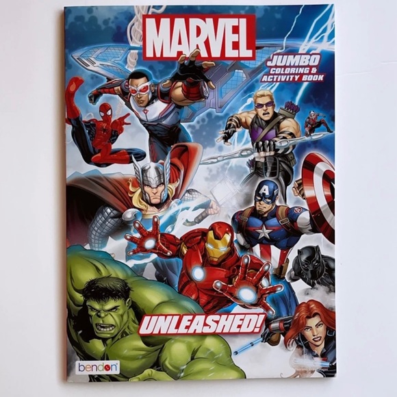 Marvel | Toys | Marvel Unleashed Coloring Book | Poshmark